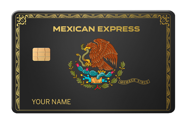 Mexican Express Metal Card – BLAQ CARDS