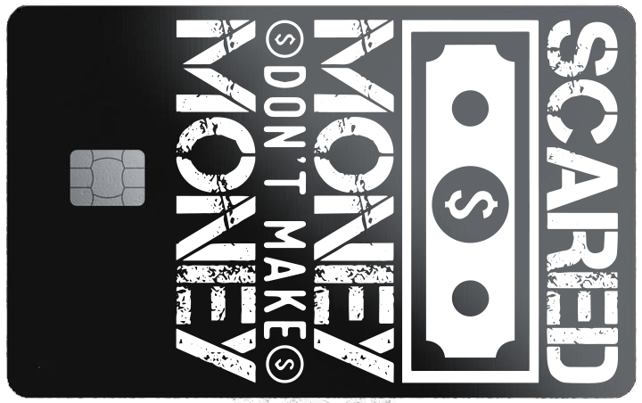 SCARED MONEY | Blaq Cards – BLAQ CARDS